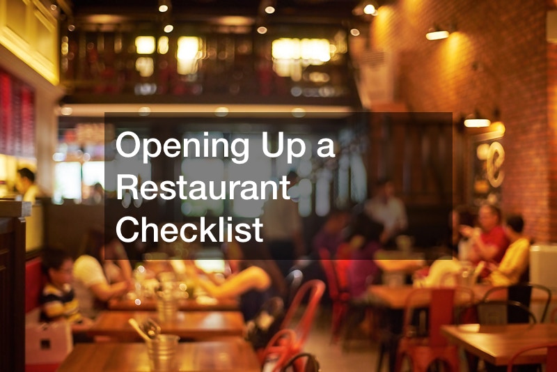 Opening Up a Restaurant Checklist - Mom Recipes